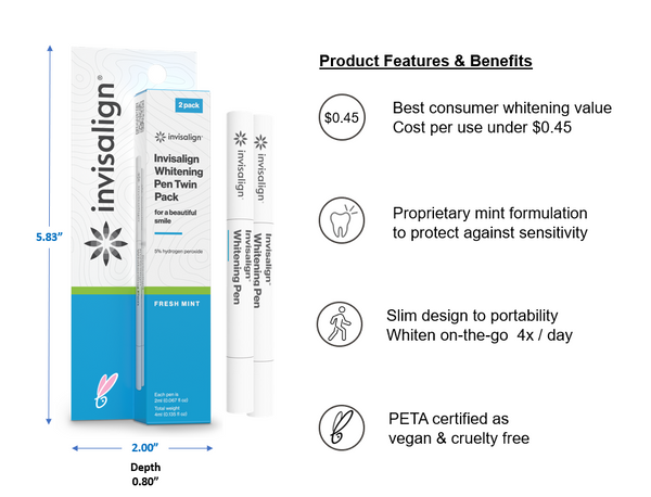 Invisalign™ Whitening Pen Twin Pack | Invisalign Accessory Store